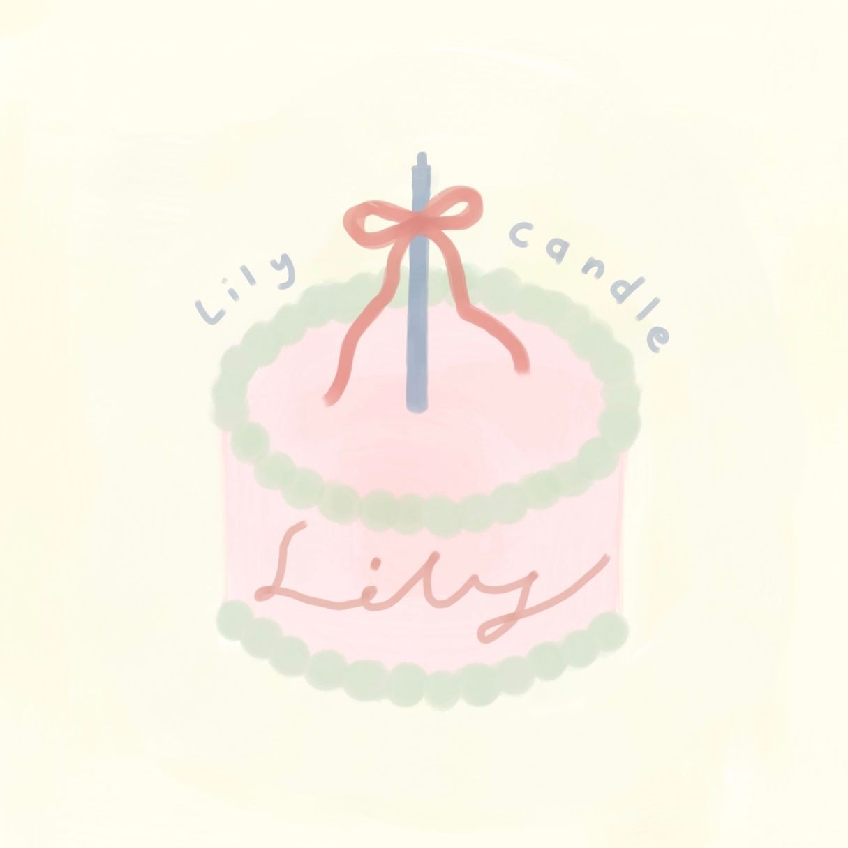 Lily candle
