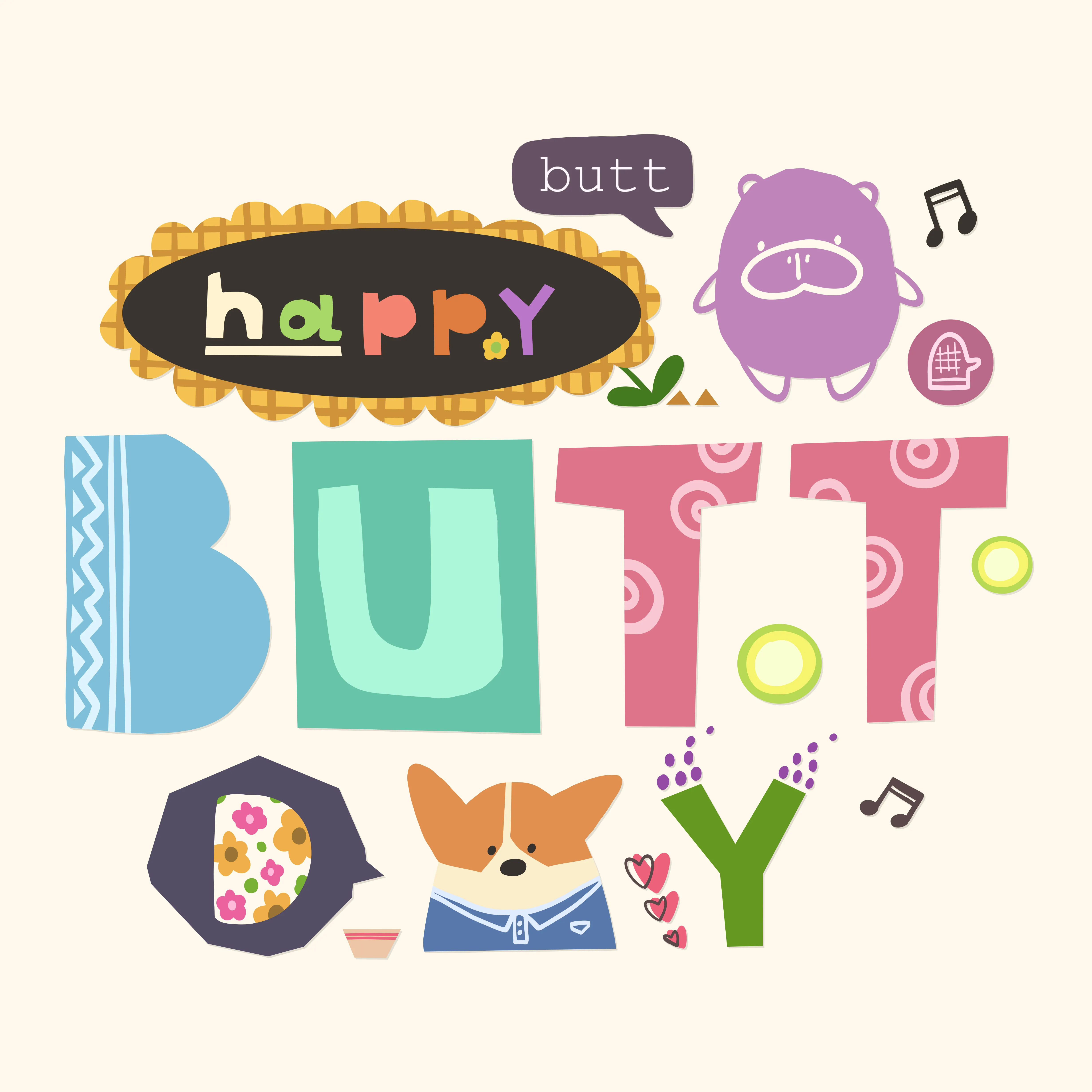 HAPPY BUTT DAY 해피버트데이